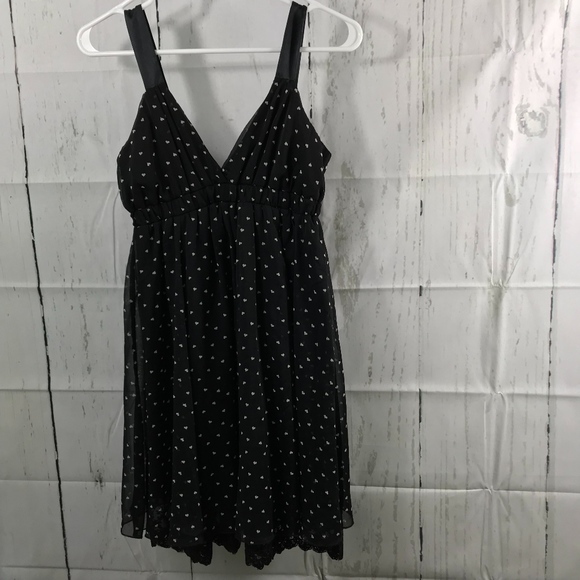 Johnny Martin | Dresses | Johnny Martin Black White Heart Polka ...